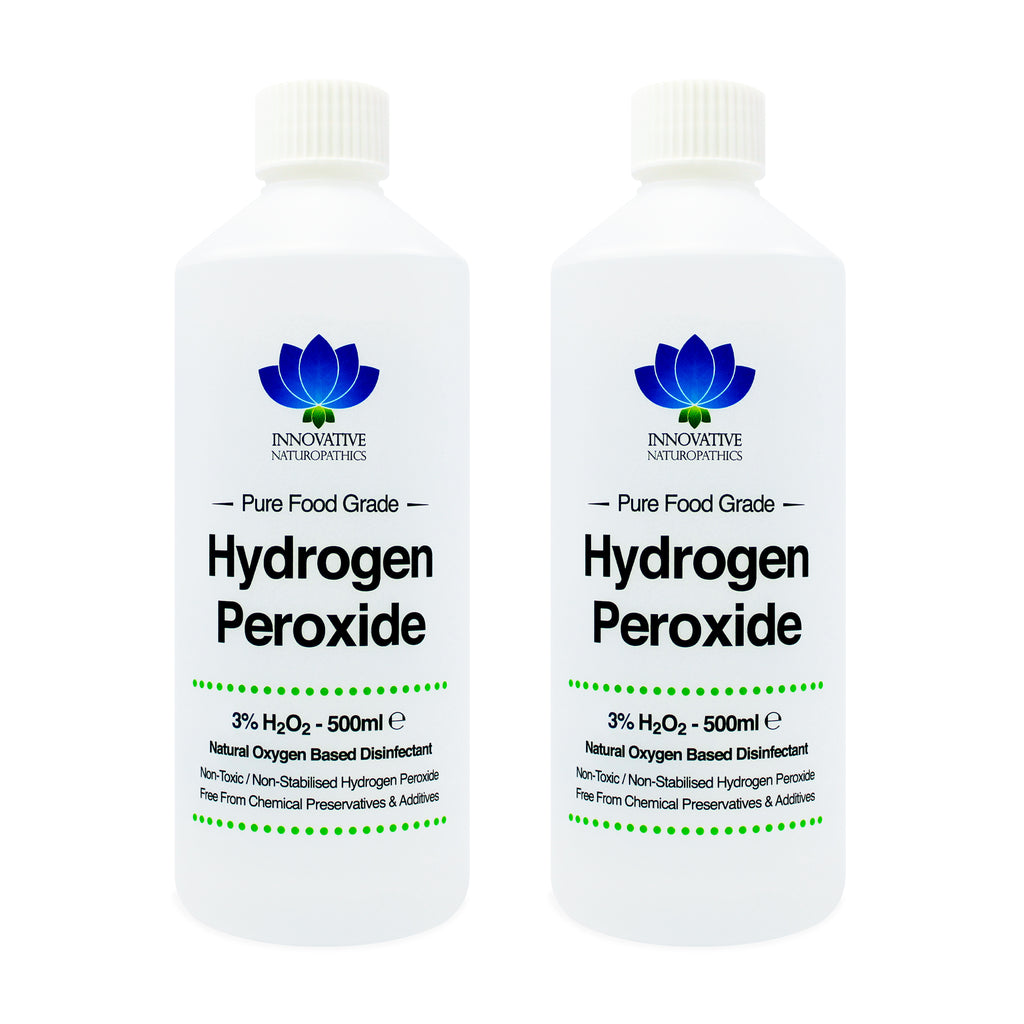 3% Hydrogen Peroxide - 1 Litre - (2 x 500ml) – Innovative Naturopathics